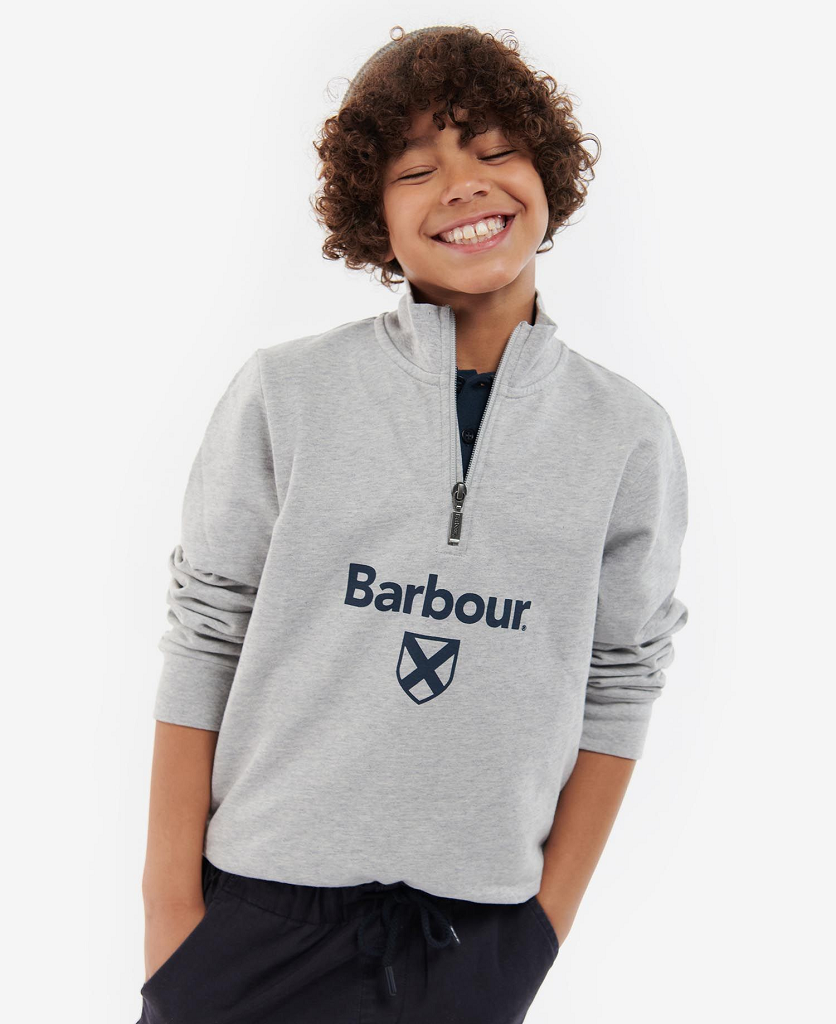 Barbour genser half zip til gutt | Tante Pose